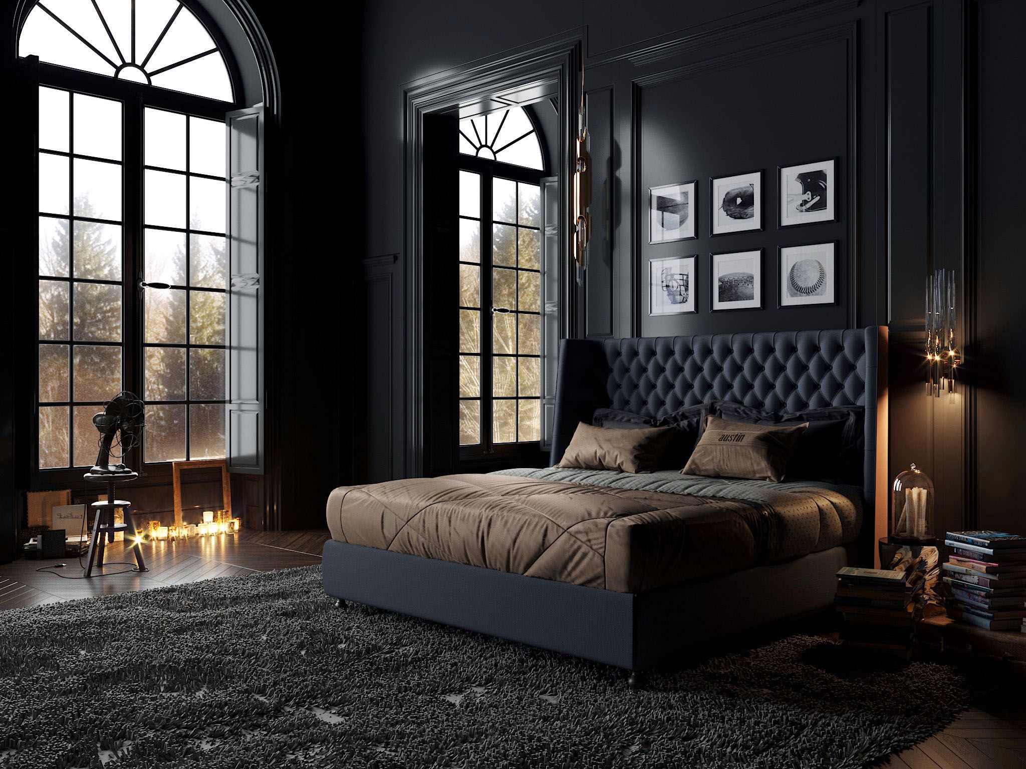 Black bedroom tumblr store